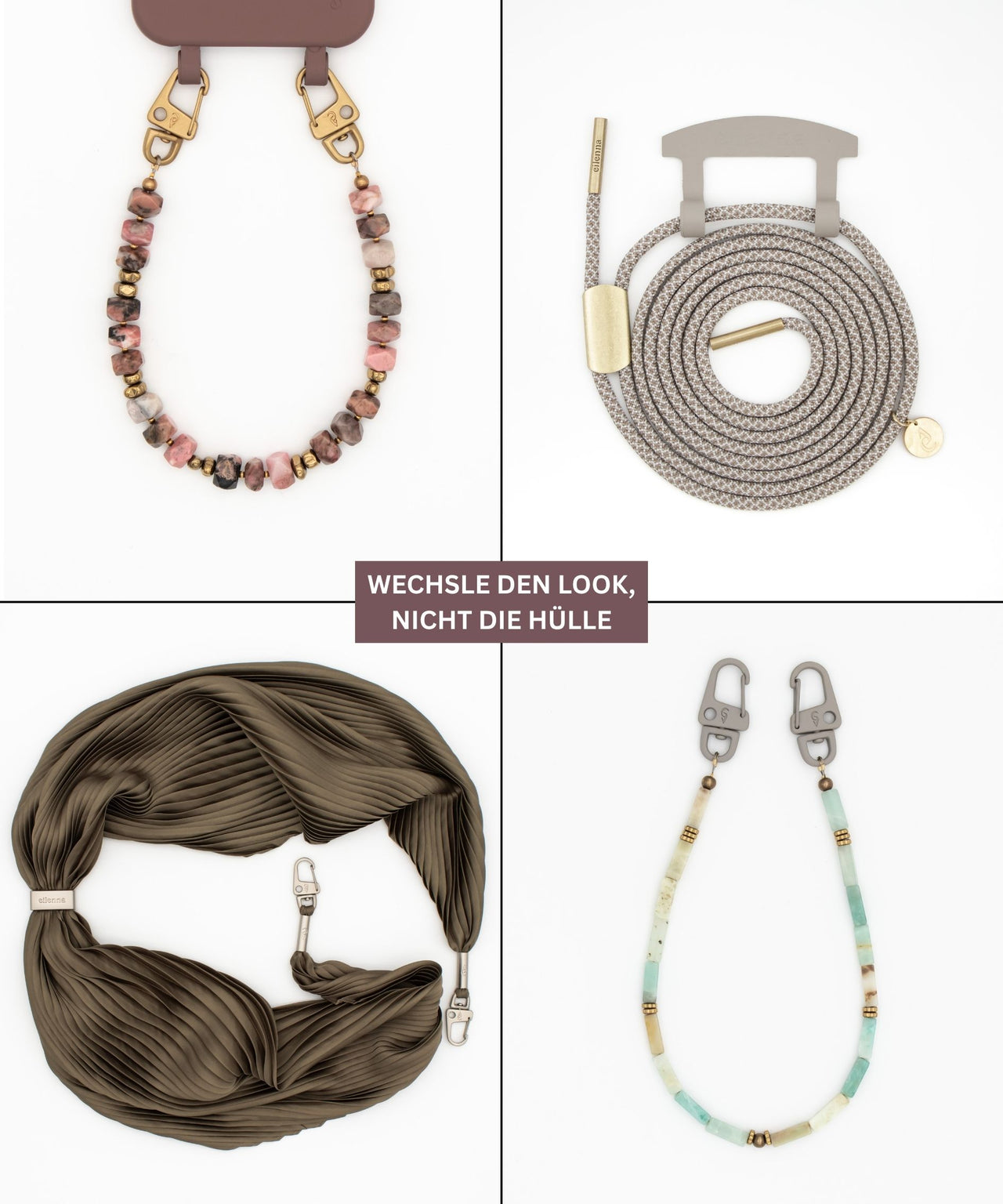 Mobile phone case with removable cord for iPhone and Samsung, Clay ...